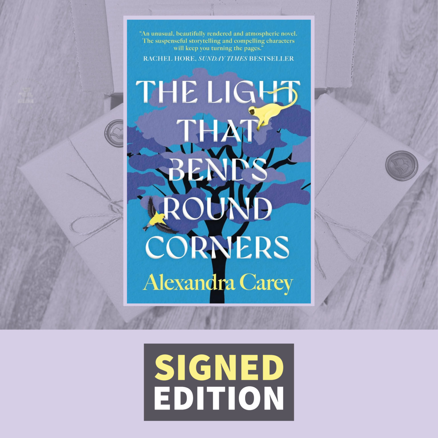 The Light That Bends Round Corners By Alexandra Carey Signed By The Author Tea Leaves And Reads