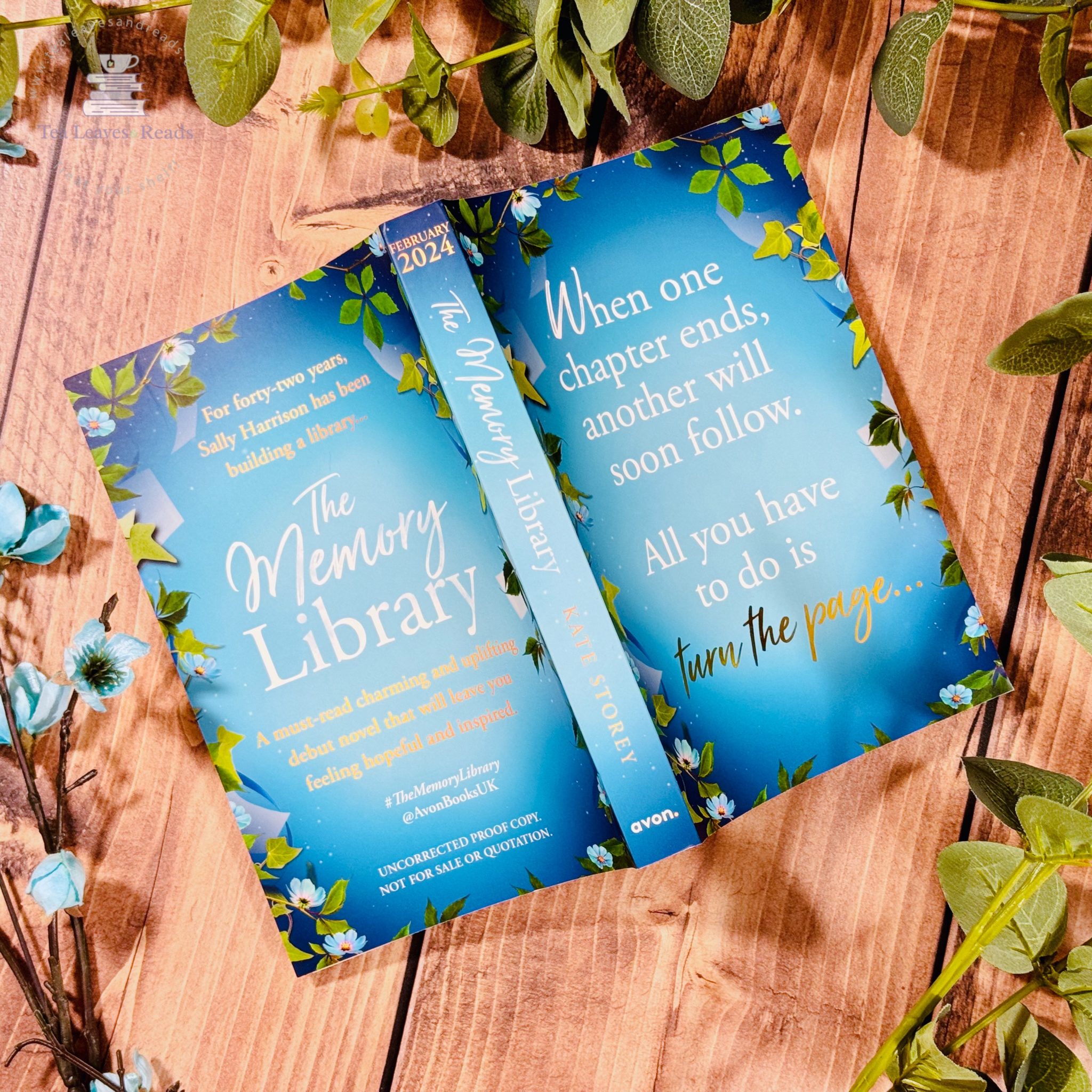 The Memory Library by Kate Storey - Tea Leaves & Reads