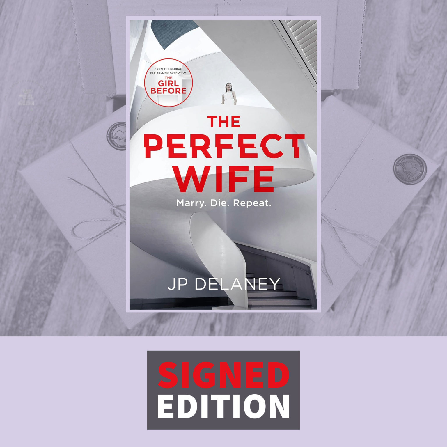 The Perfect Wife by JP Delaney (Signed by the Author) - Tea Leaves & Reads