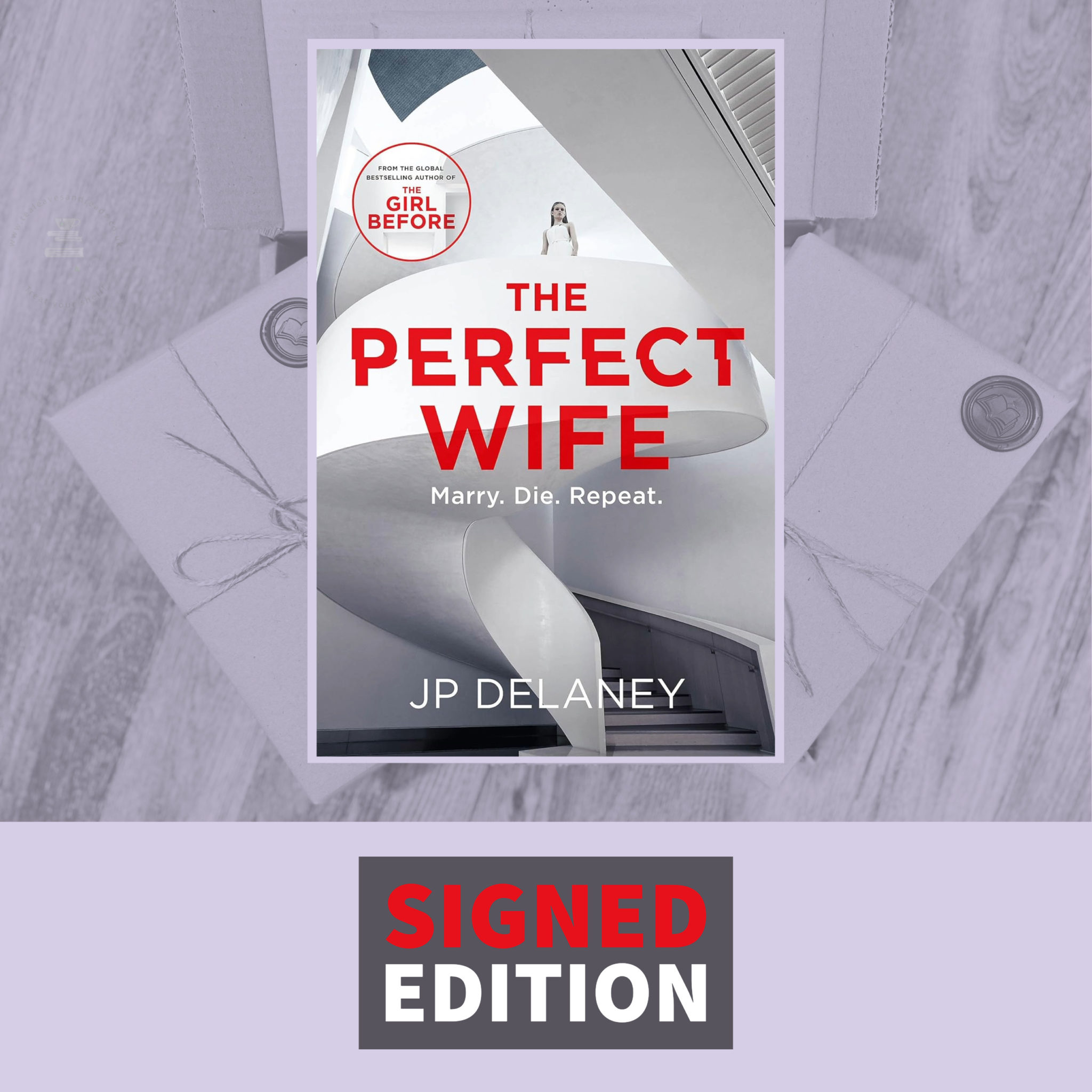 The Perfect Wife by JP Delaney (Signed by the Author) - Tea Leaves & Reads