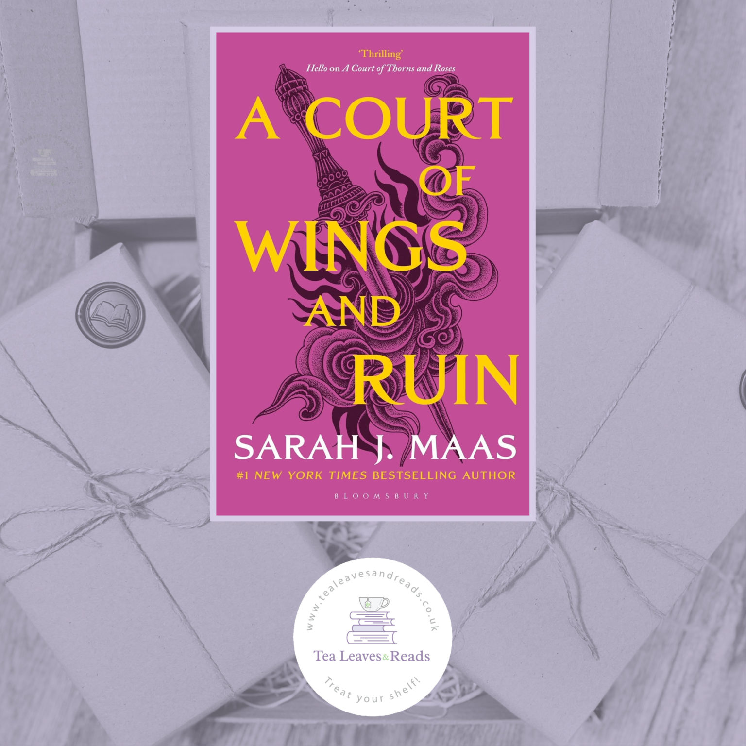 A Court of Wings and Ruin by Sarah J. Maas (ACOTAR 3) - Tea Leaves & Reads