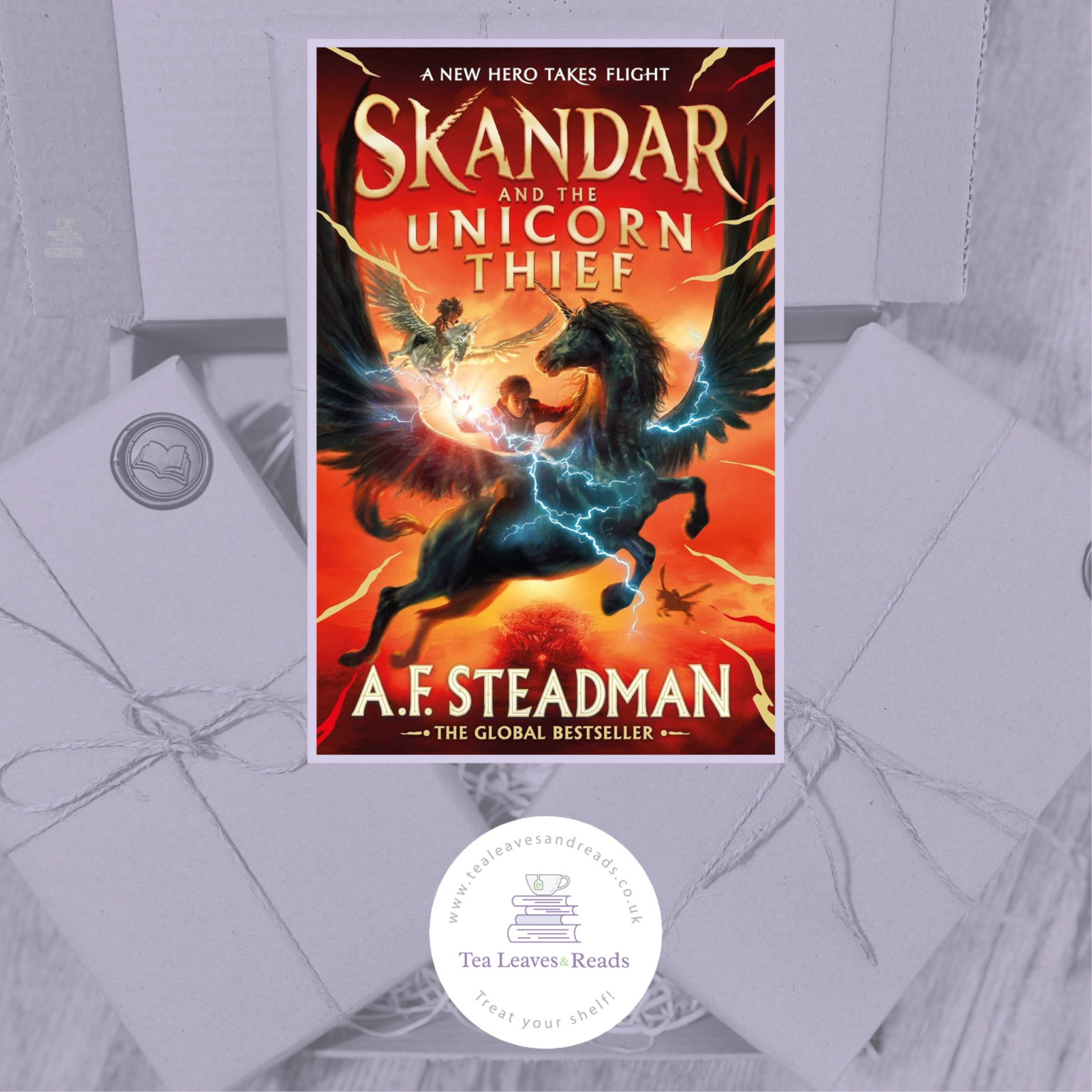 Skandar and the Unicorn Thief by A.F. Steadman - Book One - Tea Leaves ...