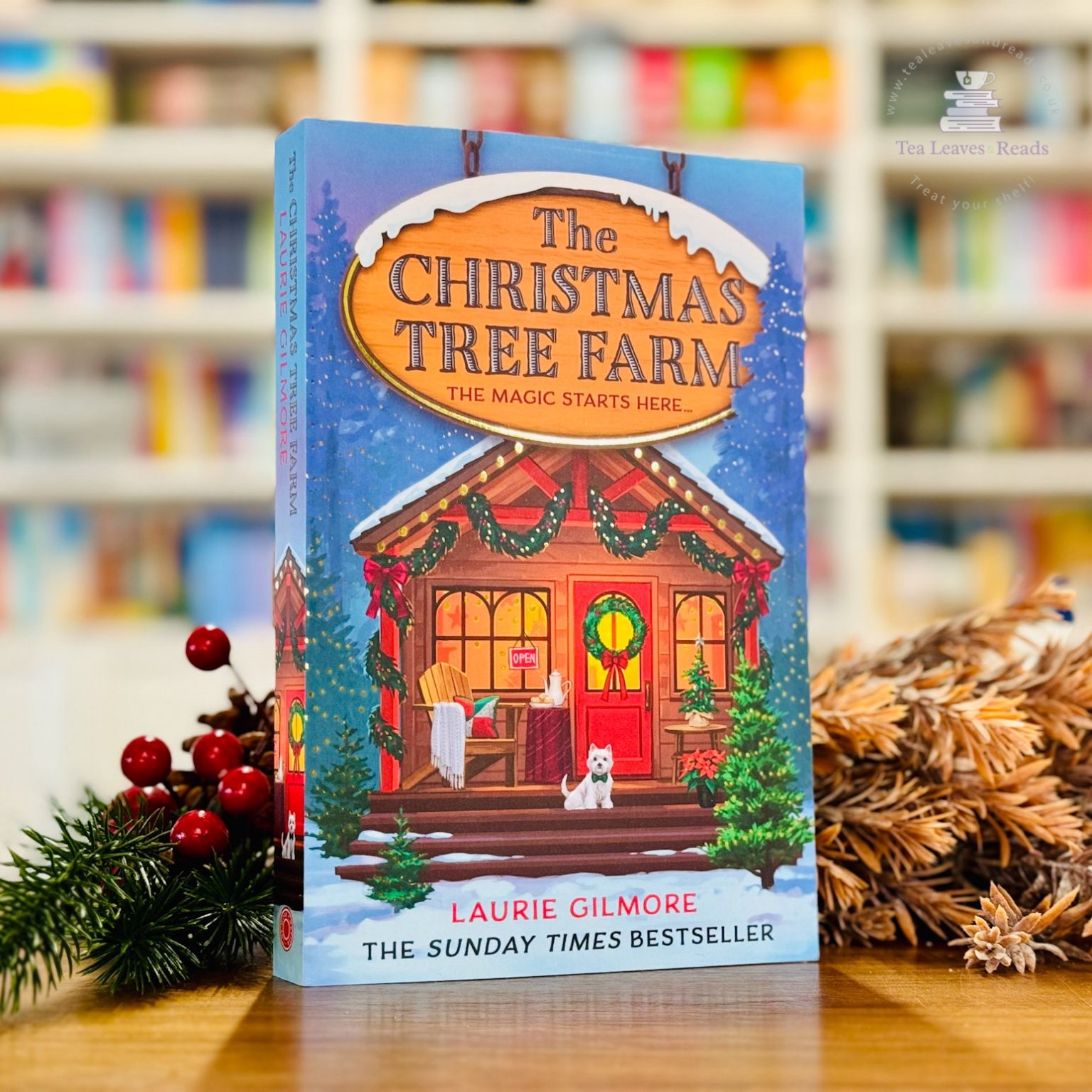 The Christmas Tree Farm by Laurie Gilmore - Tea Leaves & Reads
