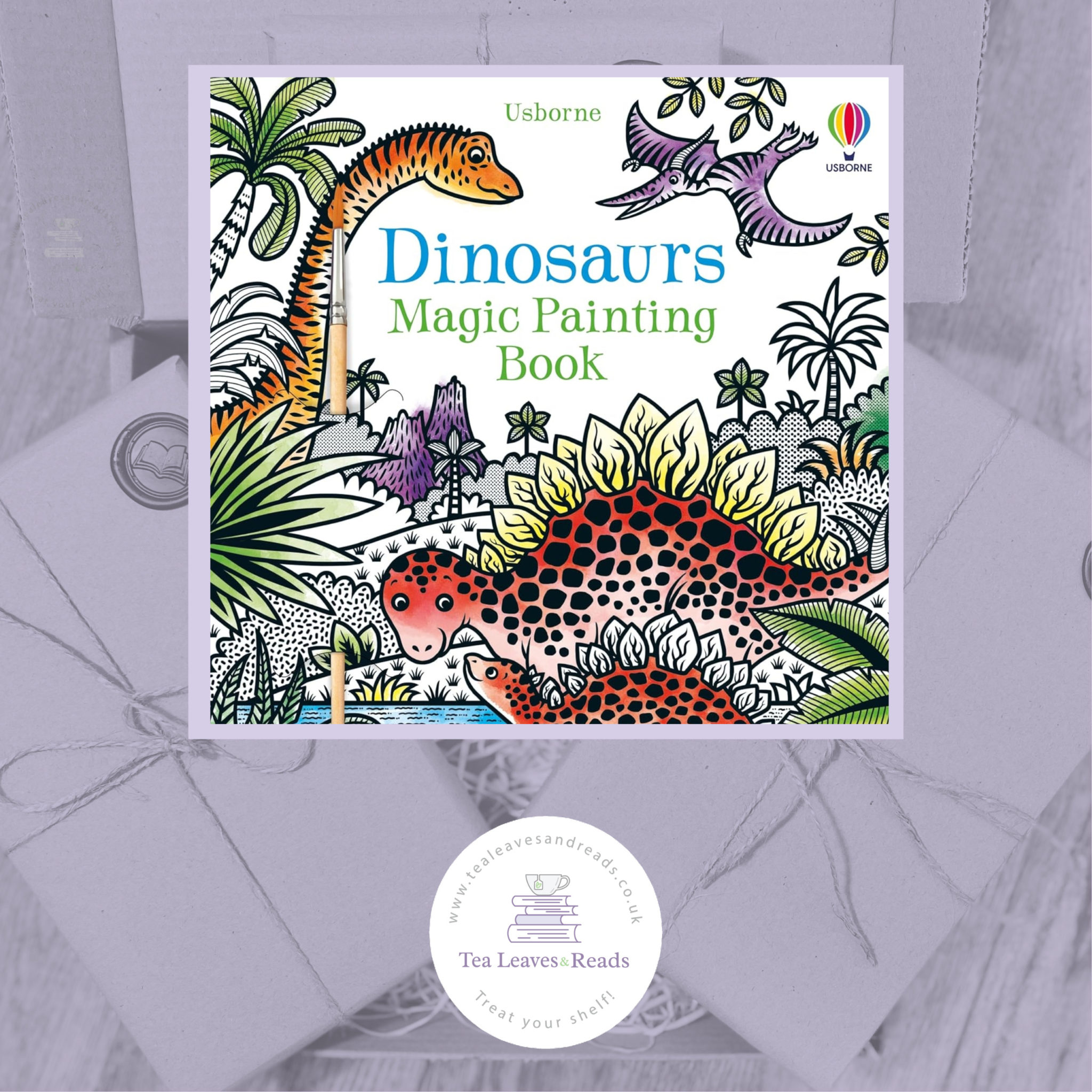 Dinosaurs Magic Painting by Lucy Bowman - Tea Leaves & Reads