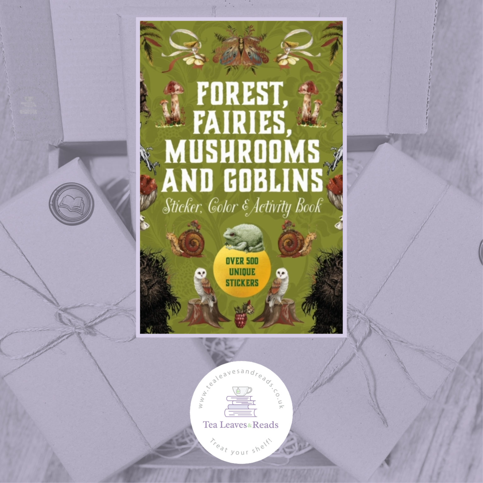 Forest, Fairies, Mushrooms and Goblins Sticker Colour and Activity Book ...