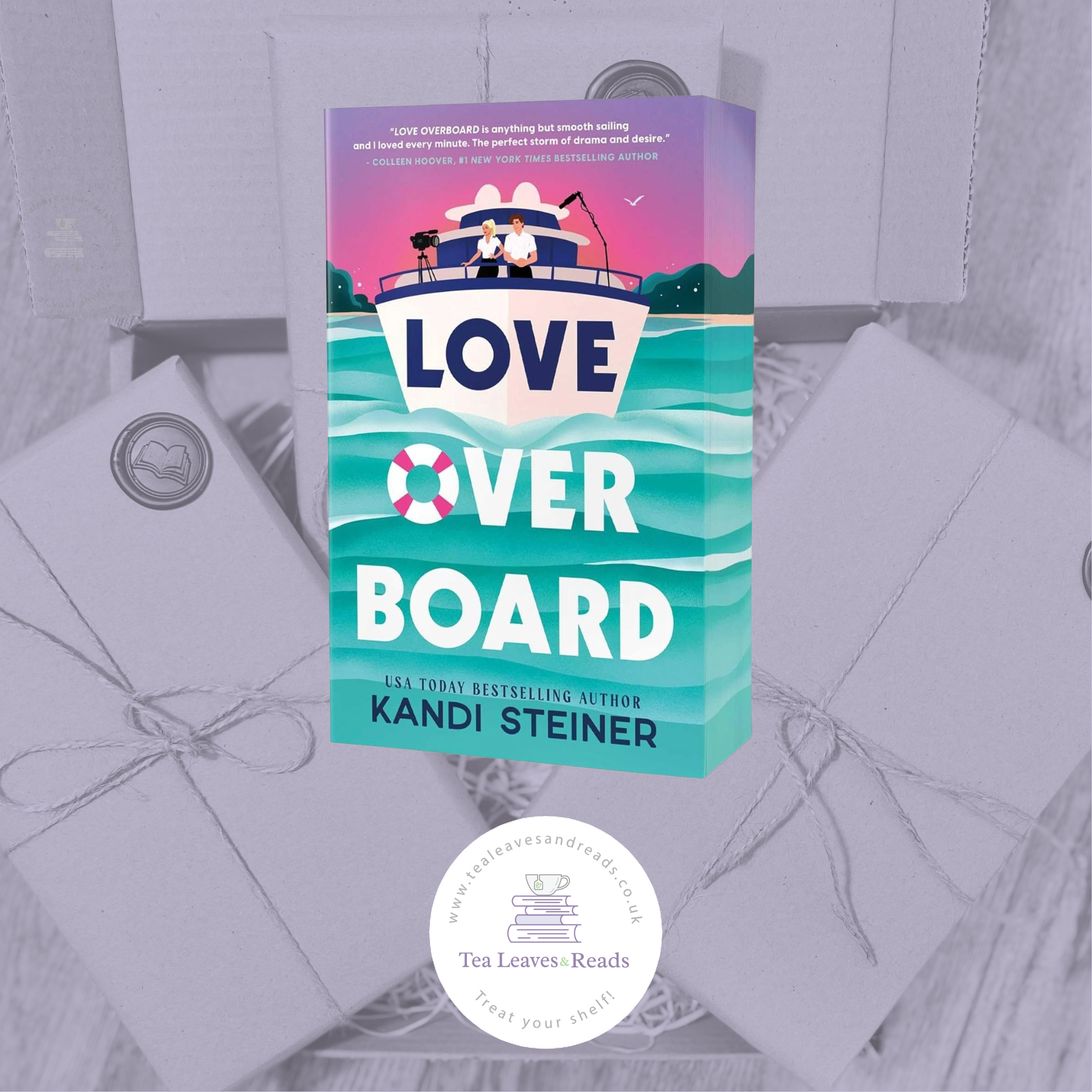 Love Overboard by Kandi Steiner (Sprayed Edges) - Tea Leaves & Reads