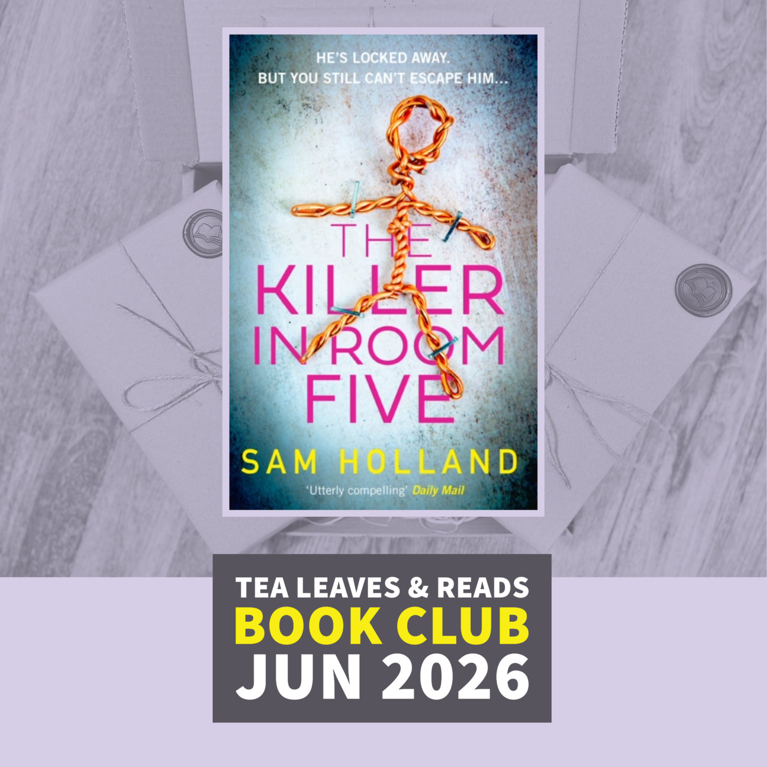 June Book Club - The Killer in Room Five by Sam Holland (Signed by the ...